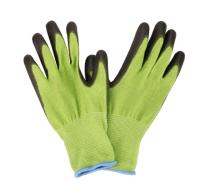 China Biodegradable 13 Gauge Bamboo Fiber Nitrile Work Gloves For Construction for sale