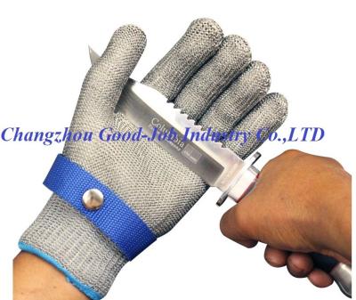 China SS316 Farm Meat Cutting Butcher Stainless Steel Mesh Gloves for sale