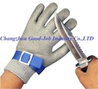 China SS316 Farm Meat Cutting Butcher Stainless Steel Mesh Gloves for sale