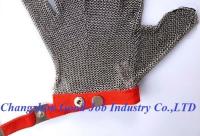 China 304 Stainless Steel Ring Metal Mesh Butcher Cutting Gloves for sale
