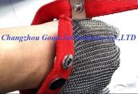 China 304 Stainless Steel Ring Metal Mesh Butcher Cutting Gloves for sale