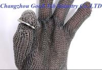 China 304 Stainless Steel Ring Metal Mesh Butcher Cutting Gloves for sale