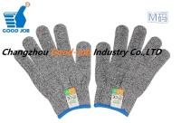 China Food Grade 13G Uncoated EN388 Level 5 Cut Proof Gloves for sale
