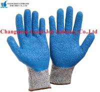 China HPPE 10G knitted Liner With Latex Dipped Palm Coated En388 Anti-cut Non-slip Protective Hand Gloves for sale