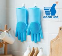 China Eco Friendly BPA Free Silicone Dishwashing Protective Work Gloves for sale