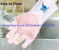 China Eco Friendly BPA Free Silicone Dishwashing Protective Work Gloves for sale