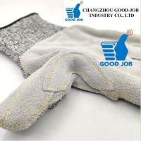 China HPPE Polyethylene Puncture Resistant Cow Leather Level 5 Gloves for sale
