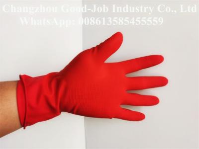 China Factory Directly Sale 9inch 12mil Cheap Price Household Latex Protective Work Gloves Waterproof Cleaning Gloves for sale