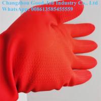 China Factory Directly Sale Household Latex Protective Work Gloves Unling Thickened 17mil Waterproof Cleaning Gloves for sale