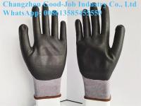 China 15G Nitrile Protective Work Gloves Superfine Foam Nitrile Coated With CE EN388: 4121 for sale