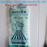 China 11mil Heavy Duty Chemical Protective Gloves Chemical Safety Gloves for sale