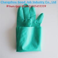 China 11mil Heavy Duty Chemical Protective Gloves Chemical Safety Gloves for sale