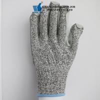 China Cow Split Leather Cut Resistant Gloves Thickened Finger Covered for sale