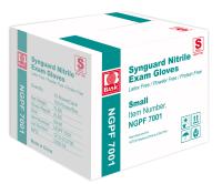 China BASIC SYNGUARD Nitrile Examination Gloves Powder Free ASTM D6319 F1671 510K for sale