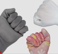China PU Coated ESD Anti Static Hand Protective Work Gloves For Construction Gardening for sale