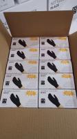 China Automobile Industrial Heavy Duty Nitrile Gloves 5Mil High Elasticity Powder Free for sale