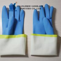 China Neoprene Rubber Latex Gloves Chemical Resistant For Furniture Paint Ink for sale