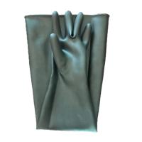 China Pharmaceutical Sandy Long Sleeve Neoprene Gloves 80cm 31.5inch for sale