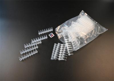China 0.2ml PCR Plastic Tubes 8-Strip Format - Polypropylene Material, 250μL Max Volume for Molecular Biology Applications for sale
