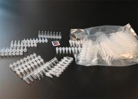 China PCR 8-Strip Tubes 0.2ml Capacity with 250μL Max Volume for Molecular Biology Research for sale
