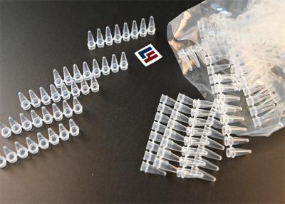 China PCR 8-Strip Tubes 0.2ml Capacity 250μL Max Volume for Molecular Biology Research for sale