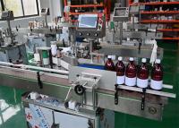 China PLC Automatic Flat Labeling Machine 300-500 Bottles/min Stainless Steel for sale