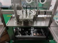 China Automatic Bottle Filling and Capping Machine 10-500ml Capacity with 25-100pcs/min Speed and 99% Capping Rate for sale