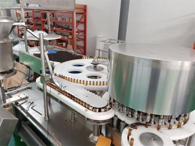 China Automatic Liquid Filling Capping Machine 304/316 Stainless Steel GMP PLC Control 4-12 Heads for sale