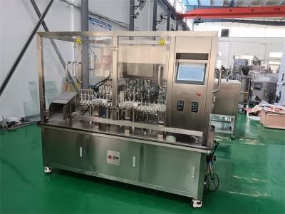 China GMP Gel Filling Capping Machine with 316L SUS Piston Pump | 80-120 Pcs/Min Capacity | ±0.5-2% Precision for sale