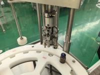 China Automatic Vial Filling Capping Machine 5-20ml Precision Dosing for Adhesives Resins Solvents ATEX for sale