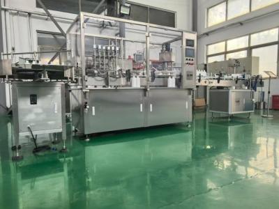 China Automatic Vial Filling Capping Machine 5-20ml Precision Dosing for Adhesives Resins Solvents ATEX for sale