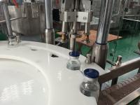 China Automatic Bioactive Liquid Bottle Filling Sealing Machine 30-500ml Low Shear Dosing Nitrogen Blanketing for sale