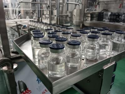 China Automatic Bioactive Liquid Bottle Filling Sealing Machine 30-500ml Low Shear Dosing Nitrogen Blanketing for sale