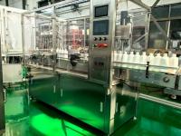 China Automatic Liquid Filling Machine 100-500ml for Plastic Glass Bottles 6-10 Heads GMP for sale