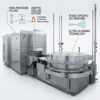 China Injectable Production Ampoule Filling Machine with Continuous Washing Drying Filling and Sealing Line for sale