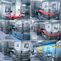 China Continuous Line Ampoule Filling Machine with Automatic Feeding Washing Filling and Flame Sealing for sale