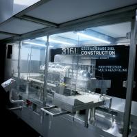 China sterile Glass Ampoule Filling Machine with Automatic Transfer Washing Filling and Sealing System for sale