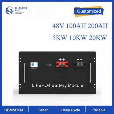 China LiFePO4 Lithium Battery 48V 5KW 10KW OEM ODM Energy Storage Lithium Iron Phosphate Battery For EV/RV/Boats/Golf Carts for sale