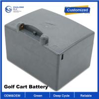 China OEM ODM LiFePO4 lithium battery pack golf cart EV lifepo4 battery golf cart club car 48v 100ah 200ah  battery for sale
