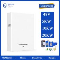 China LiFePO4 Lithium Battery OEM ODM 5KW 10KW Home Backup Battery Pack 48V 100AH 200Ah Solar Energy Storage Battery System for sale