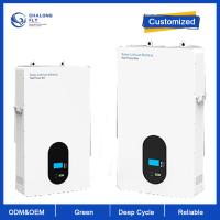 China LiFePO4 Lithium Battery 48V 100AH 200AH Household Powerwall Energy Storage Battery OEM ODM 15KW Lithium Battery Packs for sale