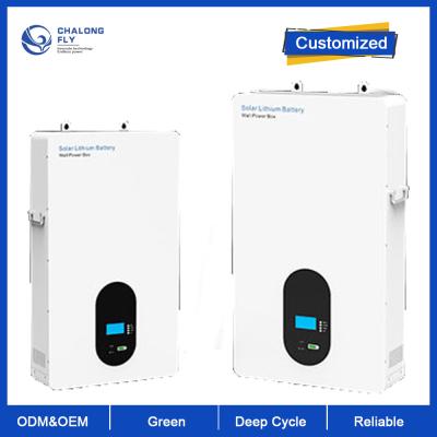 China LiFePO4 Lithium Battery 48V 100AH 200AH Household Powerwall Energy Storage Battery OEM ODM 15KW Lithium Battery Packs for sale