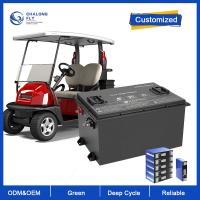 China LiFePO4 Lithium Battery OEM ODM Rechargeable 51.2V 60AH 105AH 150AH 200AH Lithium Ion Battery Pack For EV/RV Golf Cart for sale