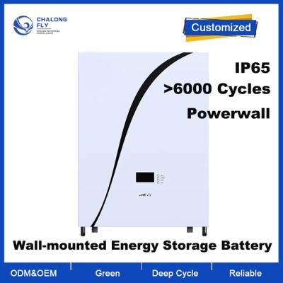 China Wall Mounted 48V 200Ah LiFePO4 Lithium Battery with 6000 Cycle Life for Solar Energy Storage for sale