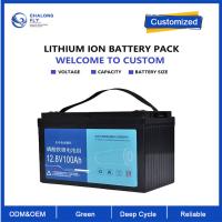 China OEM ODM LiFePO4 Lithium Battery Trolling Motor 12V100Ah Electric Scooter battery Customized lithium battery packs for sale