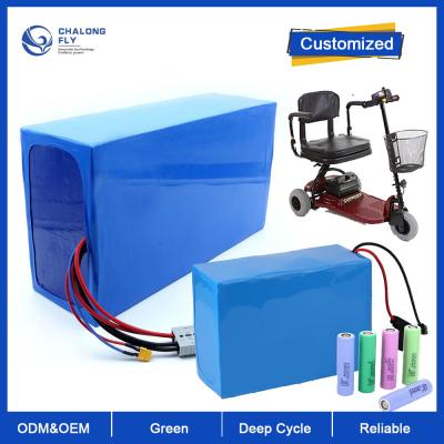 China LiFePO4 Lithium Battery OEM ODM 24V 36V 60V 72V 30AH 60AH 80AH 120AH Lithium Ion Battery Pack For E-Scooter/E-Wheelchair for sale