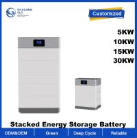 China 51.2V LiFePO4 Lithium Battery with 6000 Cycle Life and IP65 Waterproof for Stacked Energy Storage System for sale