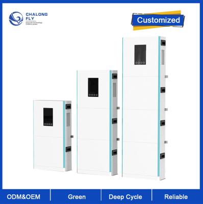 China OEM ODM LiFePO4 lithium battery Stacked Household Battery Storage System 48V 100/200AH lithium battery packs for sale