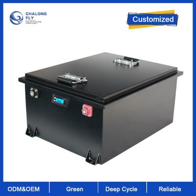 China LiFePO4 Lithium Battery Customized 48V 72V 100AH 200AH 400AH Golf Cart Battery Rechargeable Electric Forklift Battery for sale
