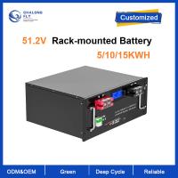 China Rack Mount LiFePO4 Home Solar Energy System Lithium Ion Battery Renewable 48V 100AH 200AH 300Ah for sale